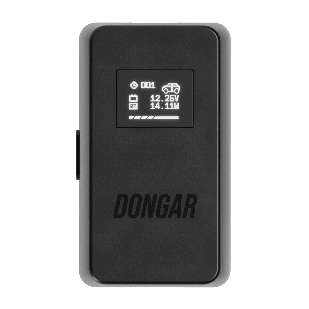 Dongar Classic+ — Dash Cam Adapter with OLED Display | 18W USB-C ...